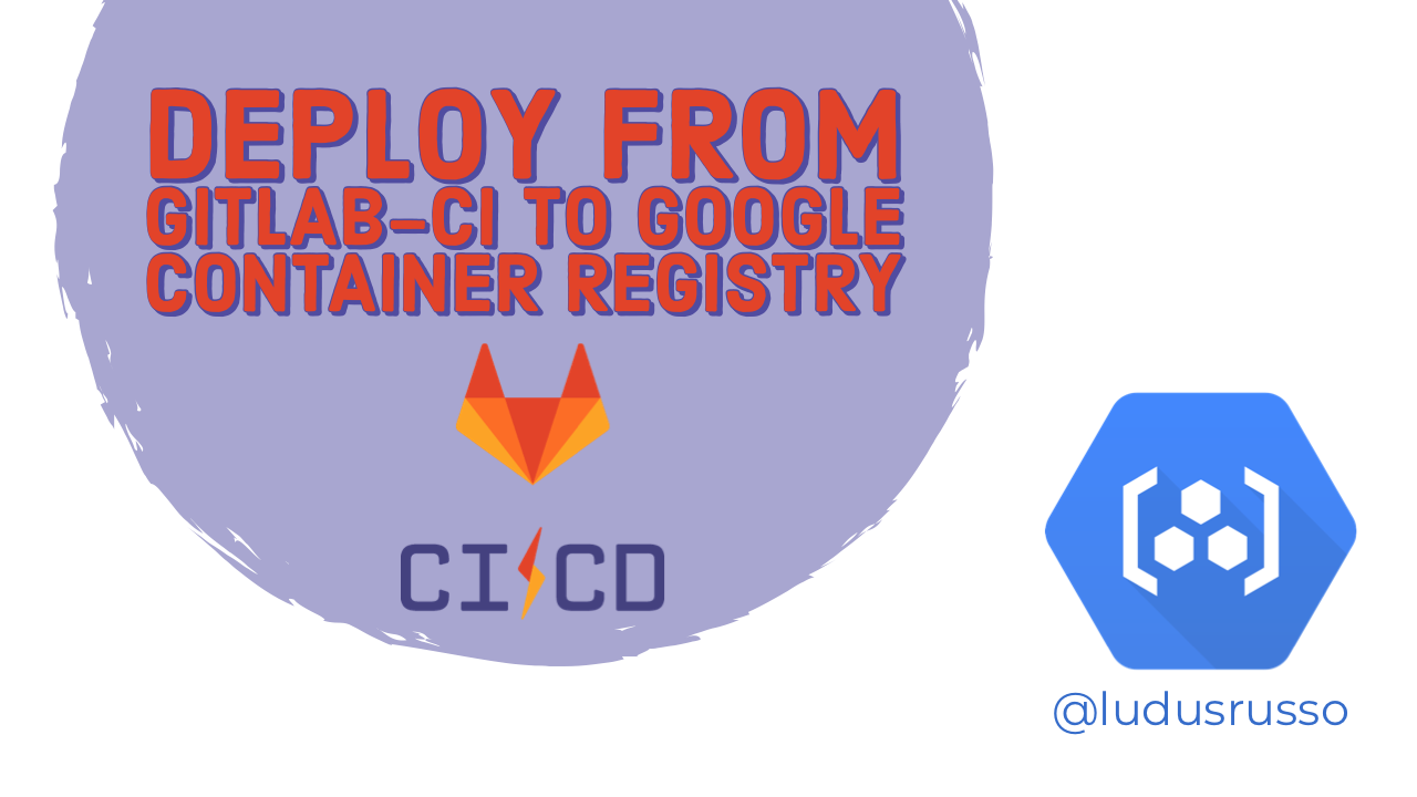 Deploy from Gitlab-CI to Google Container Registry | @ludusrusso